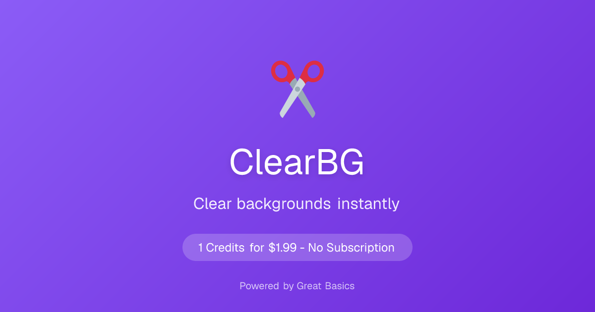 Remove Background from Image | ClearBG - Online Photo Editor